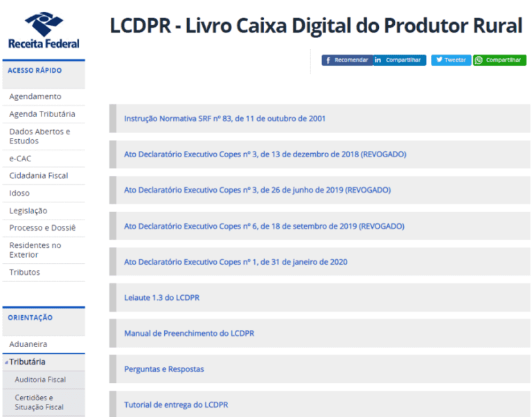 Livro Caixa Digital do Produtor Rural (LCDPR): o que você deve saber ... Livro Caixa Digital do Produtor Rural (LCDPR): o que você deve saber ...